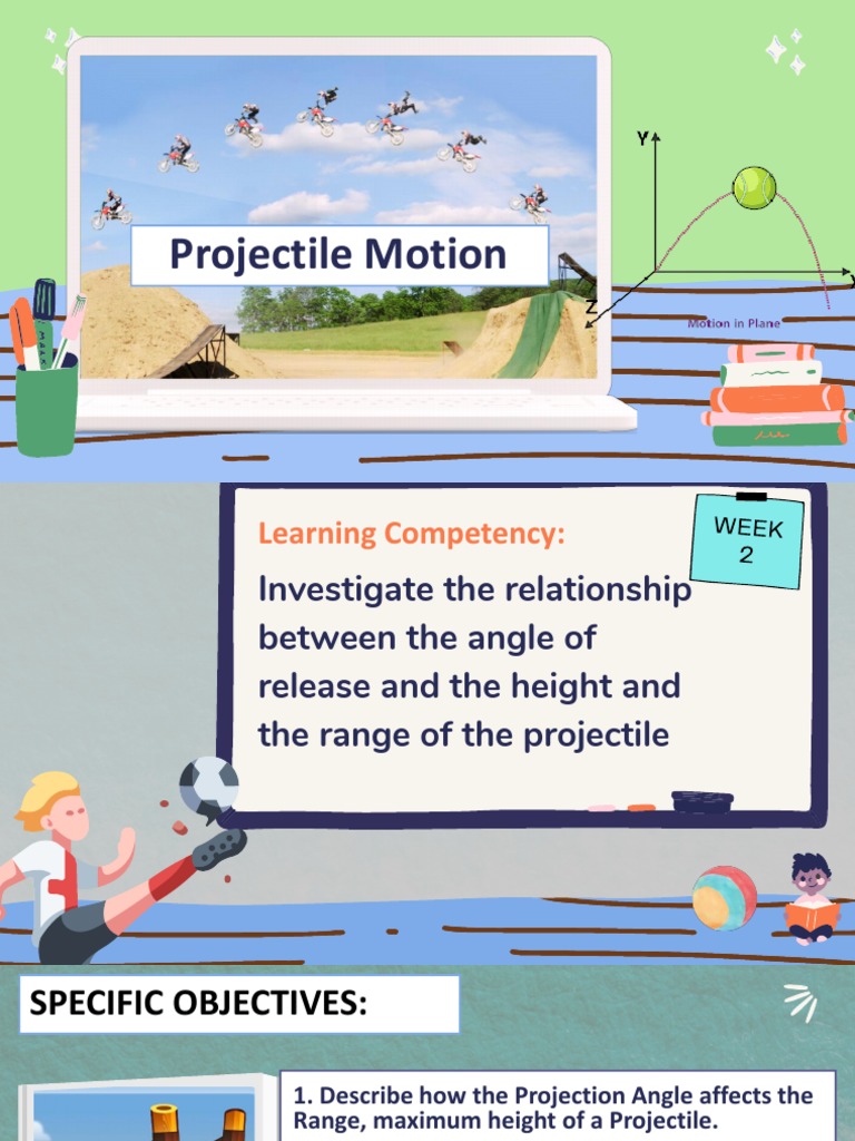 Projectile-Motion With Angle MELC2 Reference | PDF | Projectiles ...