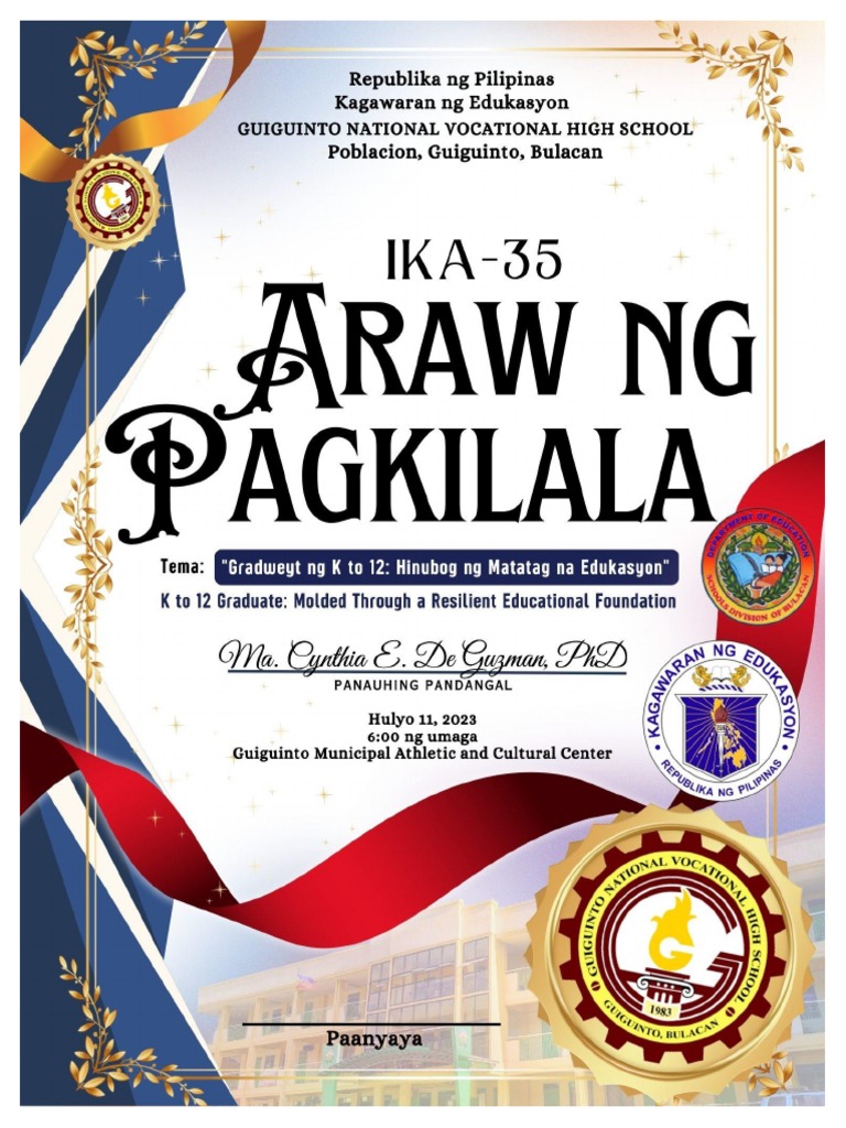 Recognition Invitation Cover | PDF