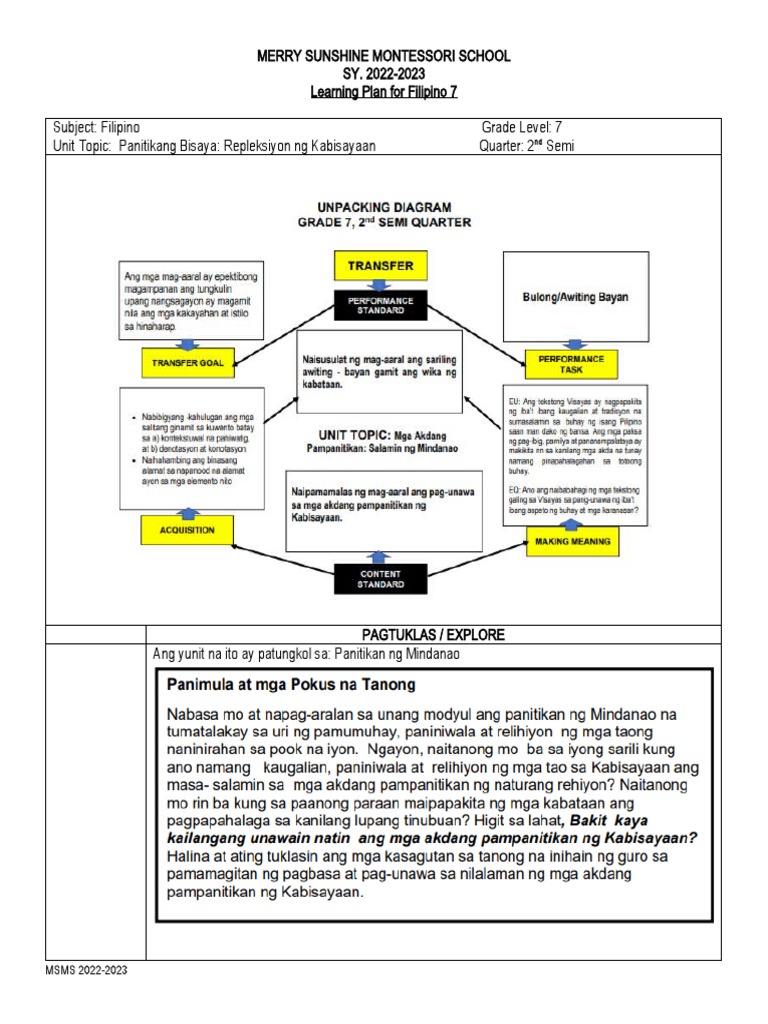 Fil 7 2nd Semi | PDF