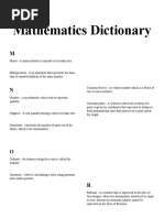 The Complete Mathematical Terms Dictionary | PDF | Fraction ...