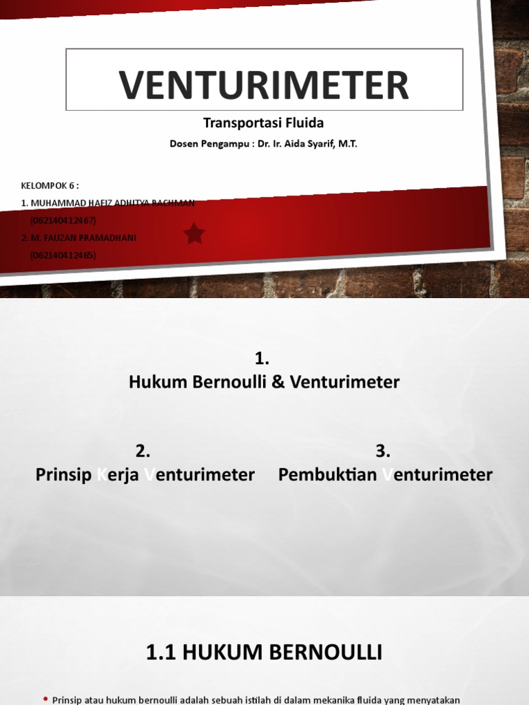 Venturi Meter | PDF