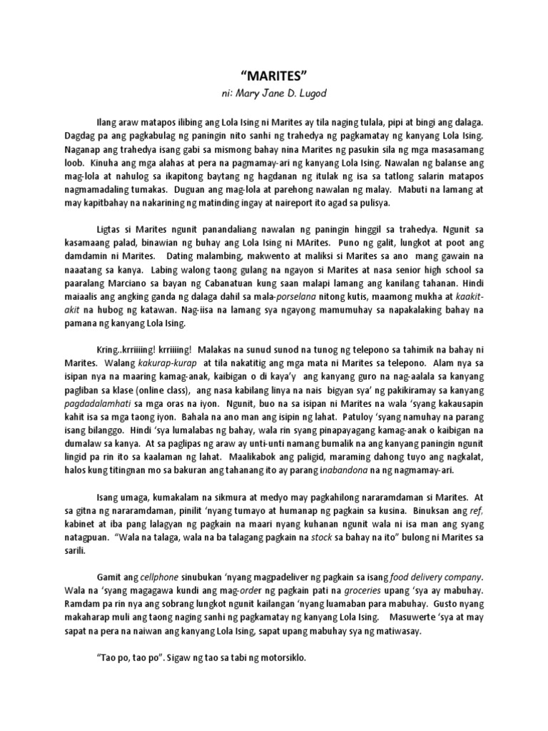 Ang Lihim Ni MARITES | PDF