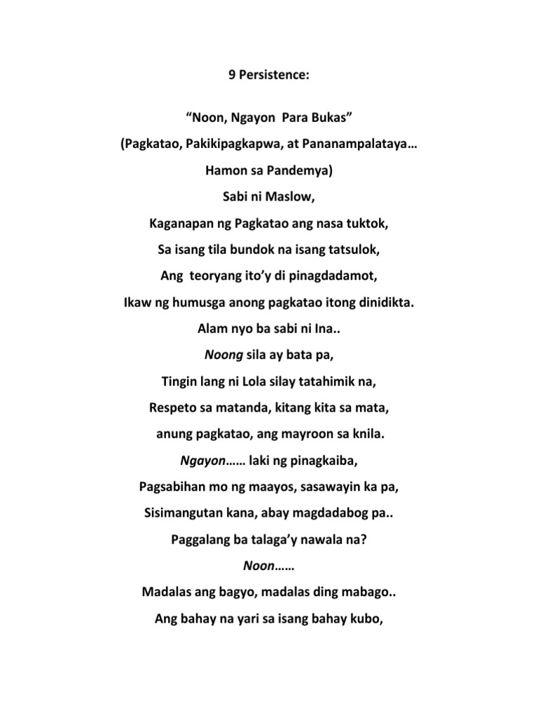 SPOKEN Poetry in Pandemic Written by MJ Lugod | PDF