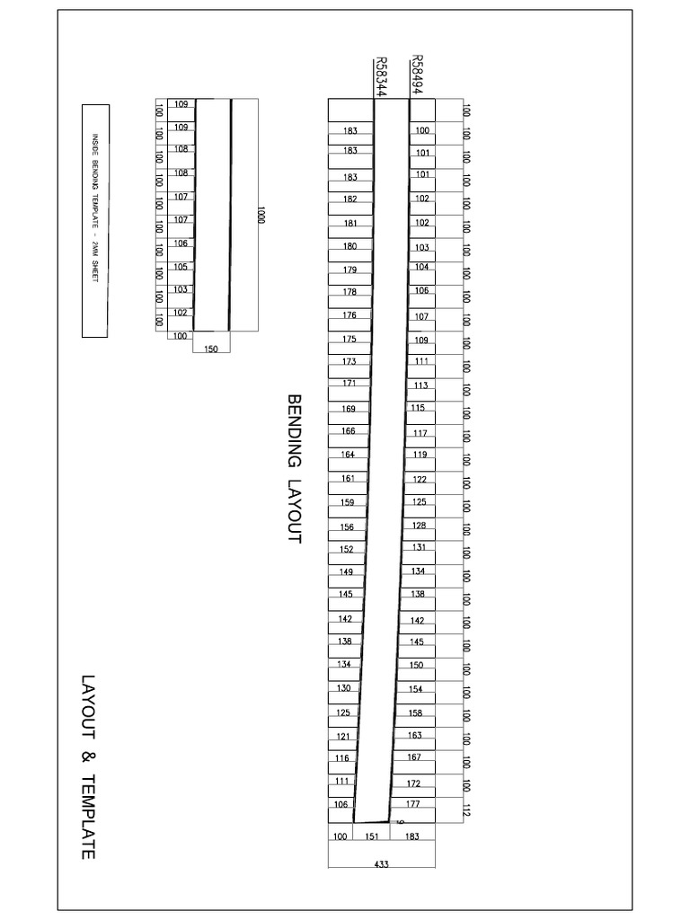 Bending Template Rev-01 | PDF