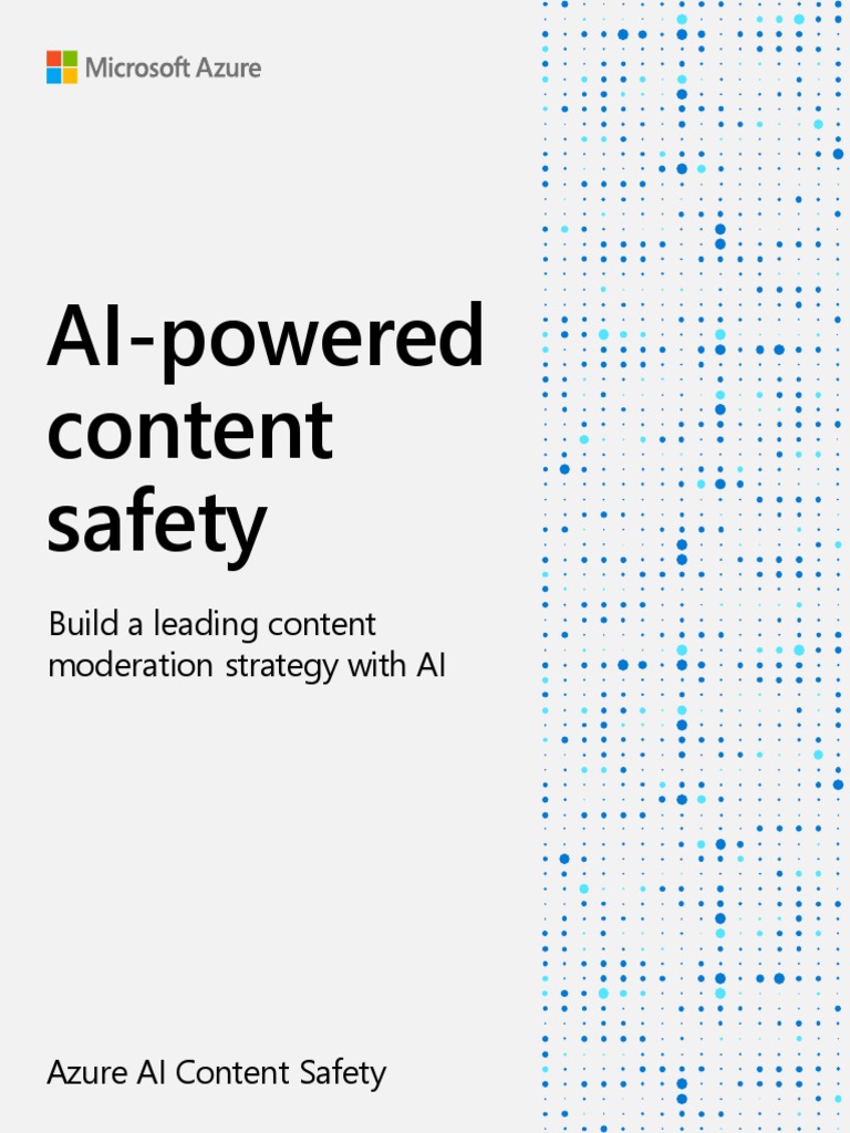 Azure Content Safety Ebook | PDF | Artificial Intelligence ...