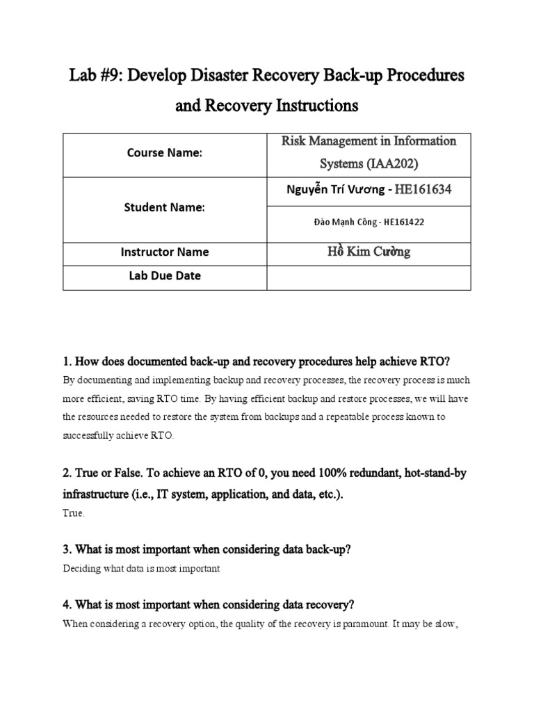 Lab9 IAA202 | PDF | Backup | Security
