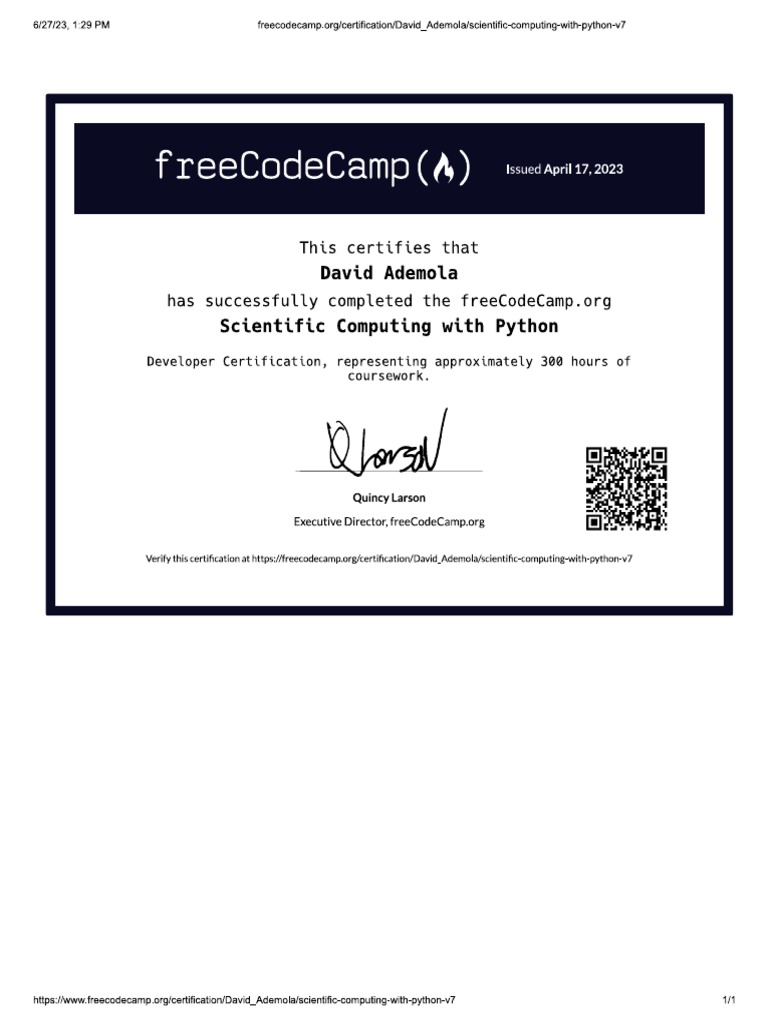 Scientific Computing With Python | PDF