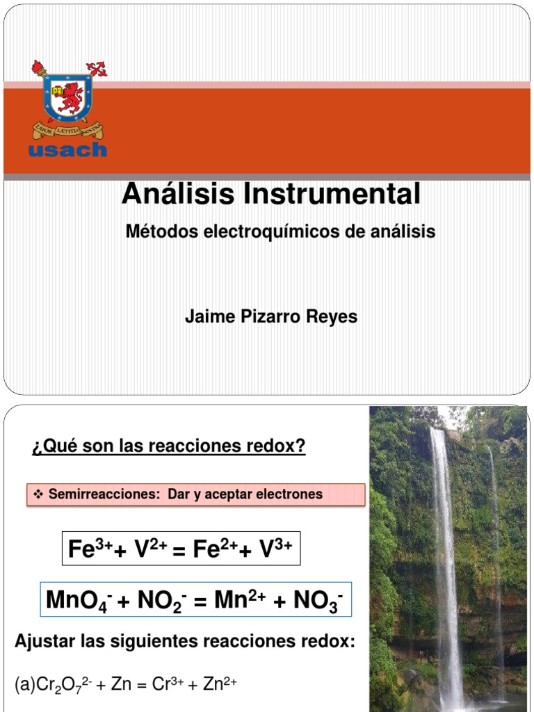METODOS ELECTROQUIMICOS 08062023 | PDF | Redox | Energía libre de Gibbs