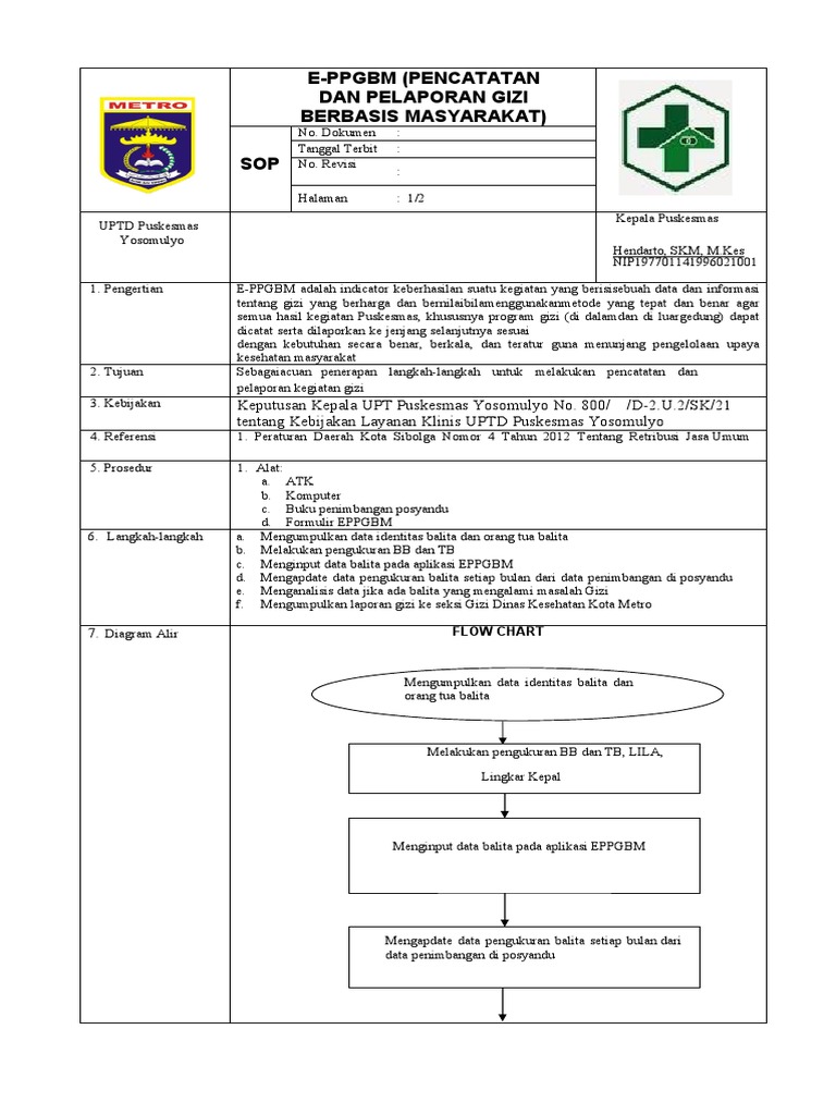 SOP E-PPGBM untuk Puskesmas | PDF | Kesehatan Holistik | Sains & Matematika