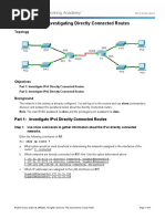 1.5.10-Packet-Tracer - Verify-Directly-Connected-Networks | PDF | I Pv6 | Ip Address