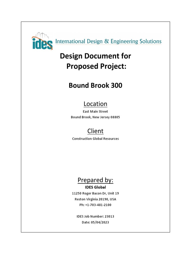Bound Brook 300 - Design Calculations - 061323 | PDF | Framing ...
