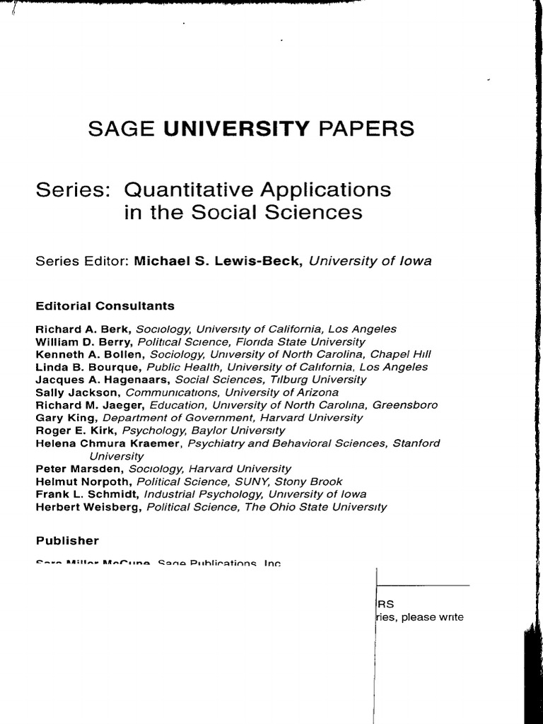 Understanding Regression Analysis Pdf