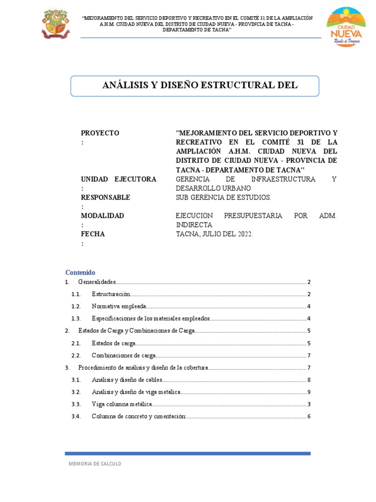 Memoria de Malla Raschell | PDF | Herida | Viga (Estructura)