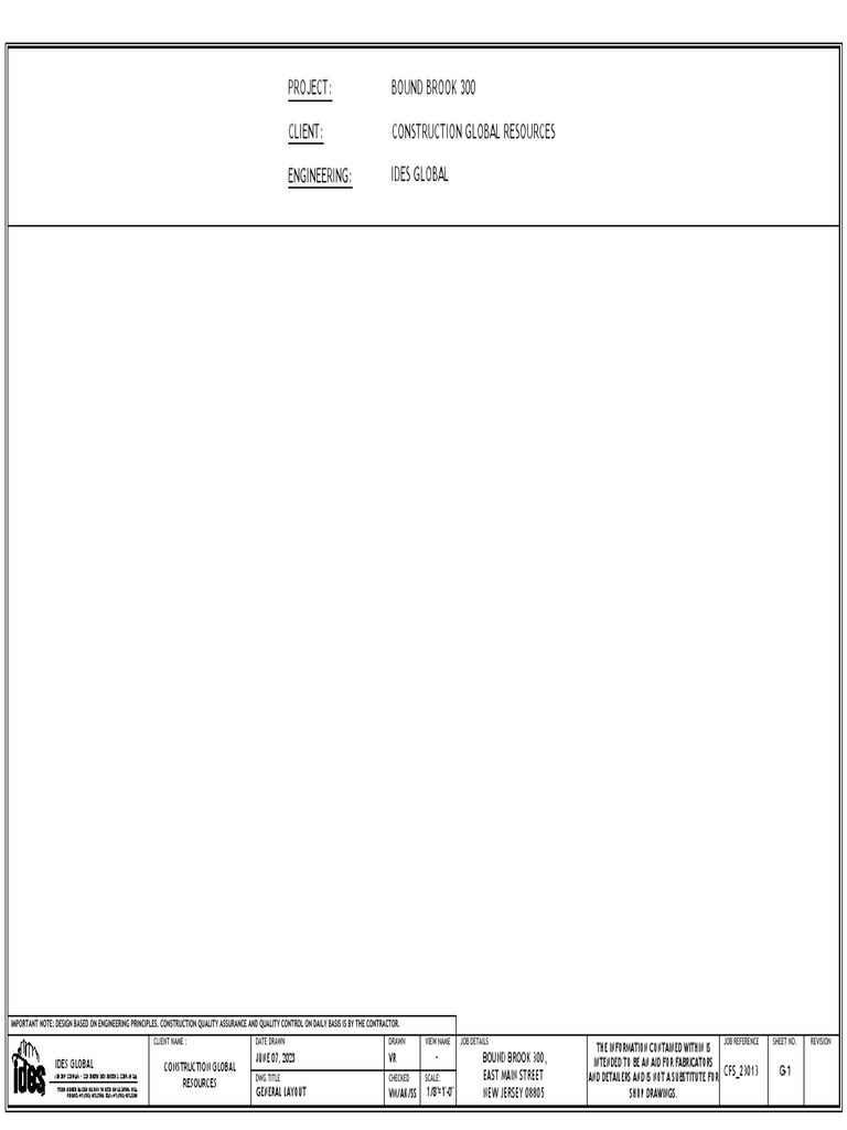 Bound Brook 300 - Structural Package | PDF | Nondestructive Testing ...