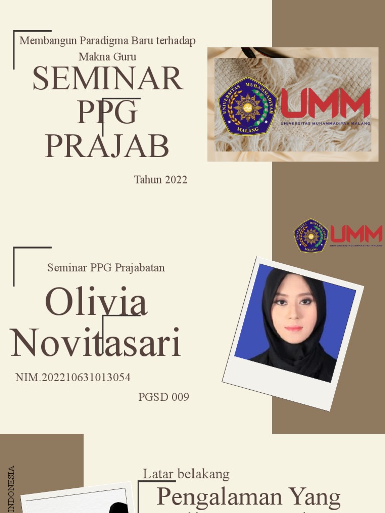 Seminar PPG Prajabatan | PDF