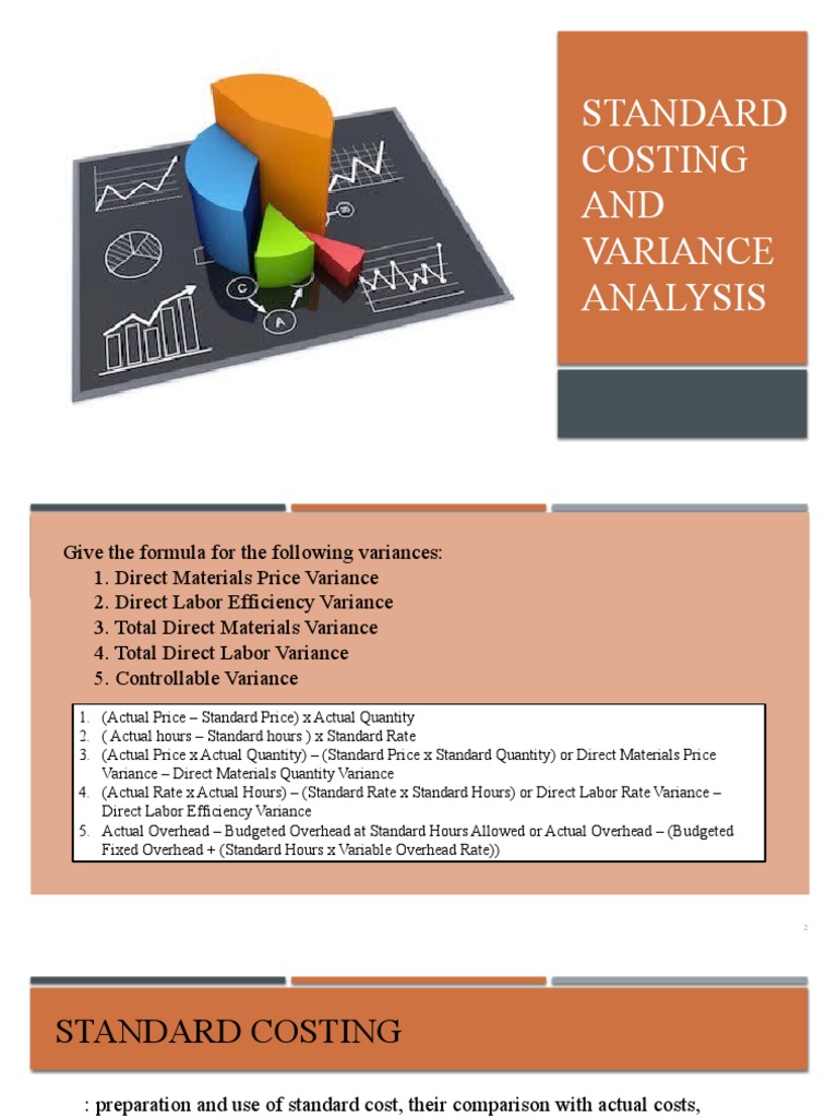 STANDARD COSTING And Variance Analysis | PDF | Cost Of Goods Sold ...