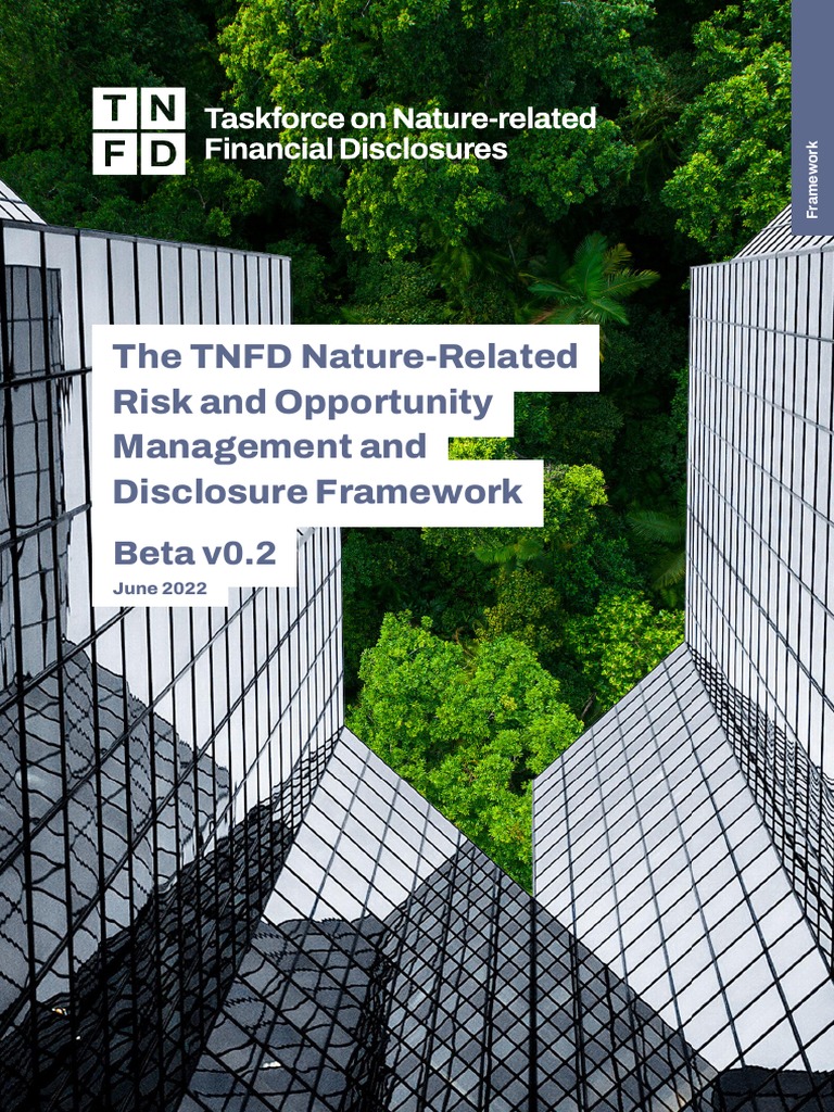 Tnfd Framework Document Beta V0 2 V2 Pdf Software Testing Risk