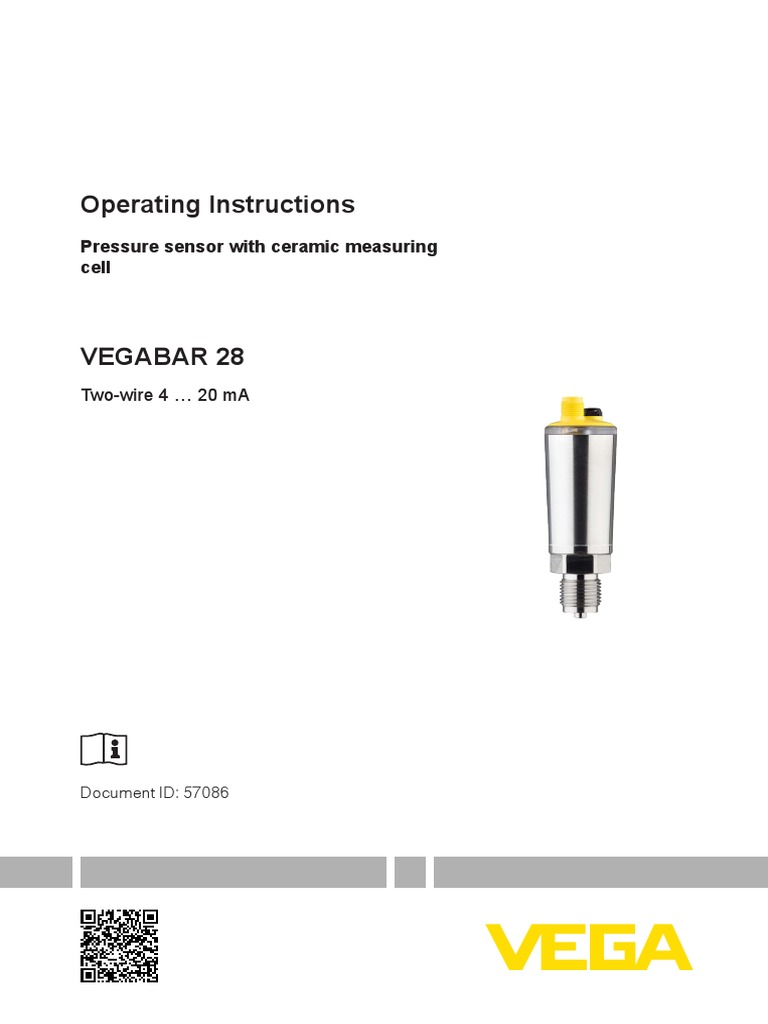 57086 en Operating Instructions VEGABAR 28 Two Wire 4 20 MA | PDF ...