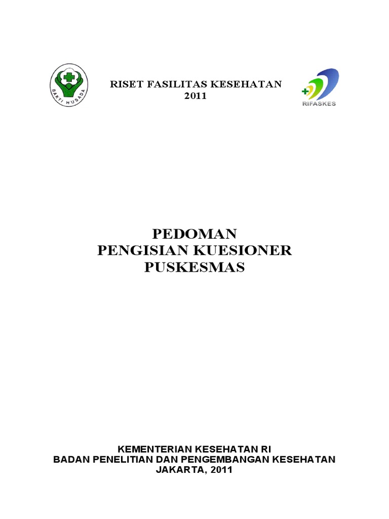 Cover Pedoman Puskesmas Siap Cetak | PDF