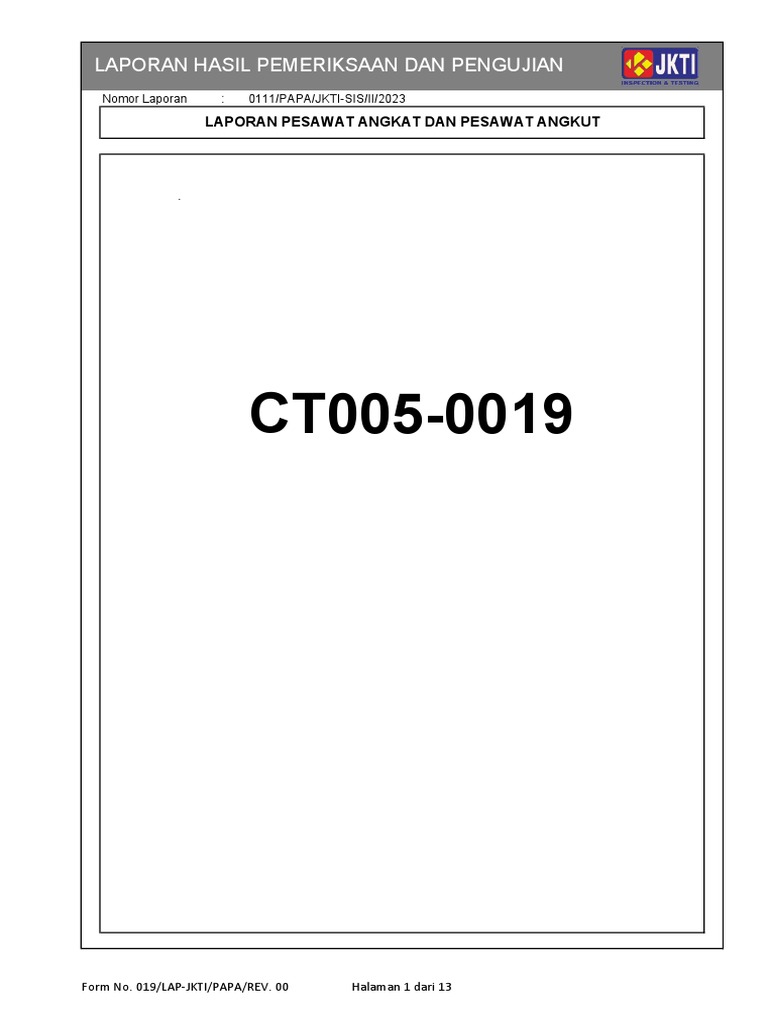 Laporan CT005-0019 | PDF | Bisnis | Komputer