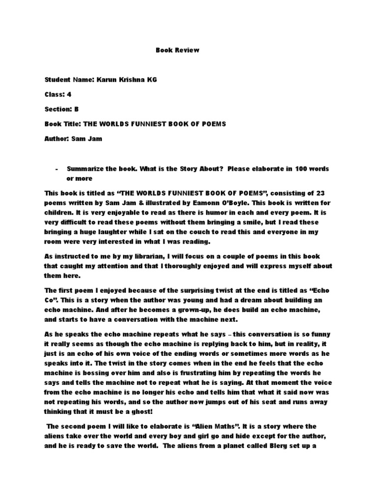 Karun Krishna - Book Review GR 3 - Updated | PDF | Extraterrestrial Life