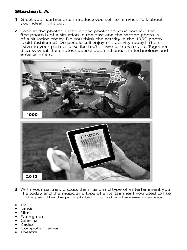 Speaking Tasks 12 - B1 | PDF