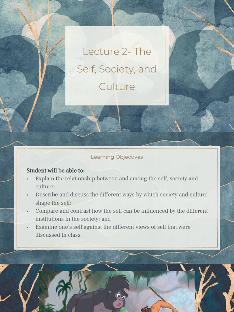 Lecture 2 - Human 100 | PDF | Self | Family