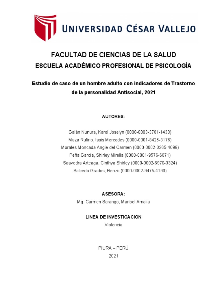 Estudio de Caso - Iii Unidad Final | PDF | Invasión | Las emociones