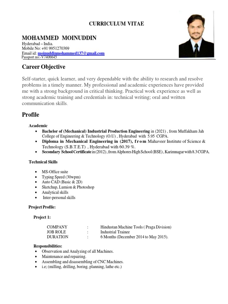 Mohammed Moinuddin Pdf Engineering Cognition