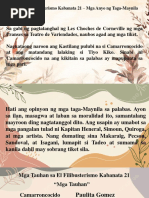 El Filibusterismo Kabanata 35 | PDF
