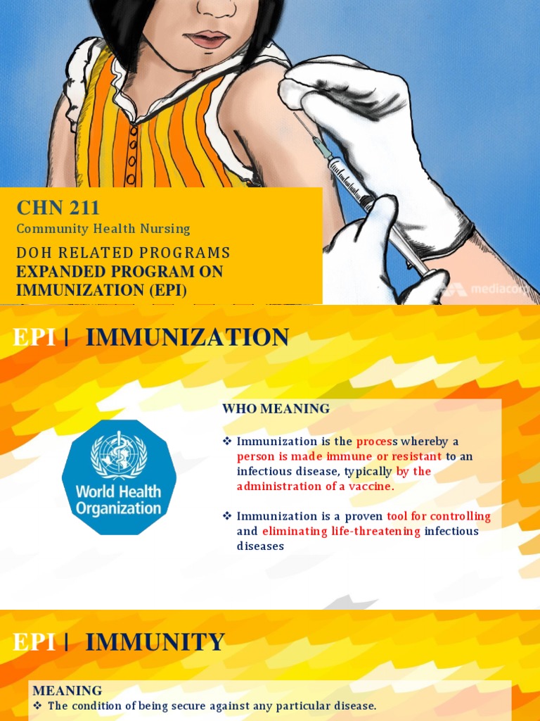 CHN211 Week 7 PPT Expanded Program On Immunization - PPTX Rain Edit ...