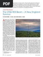Hexbeam by K4kio | PDF | Coaxial Cable | Antenna (Radio)