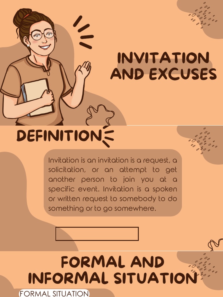 Invitation and Excuses | PDF