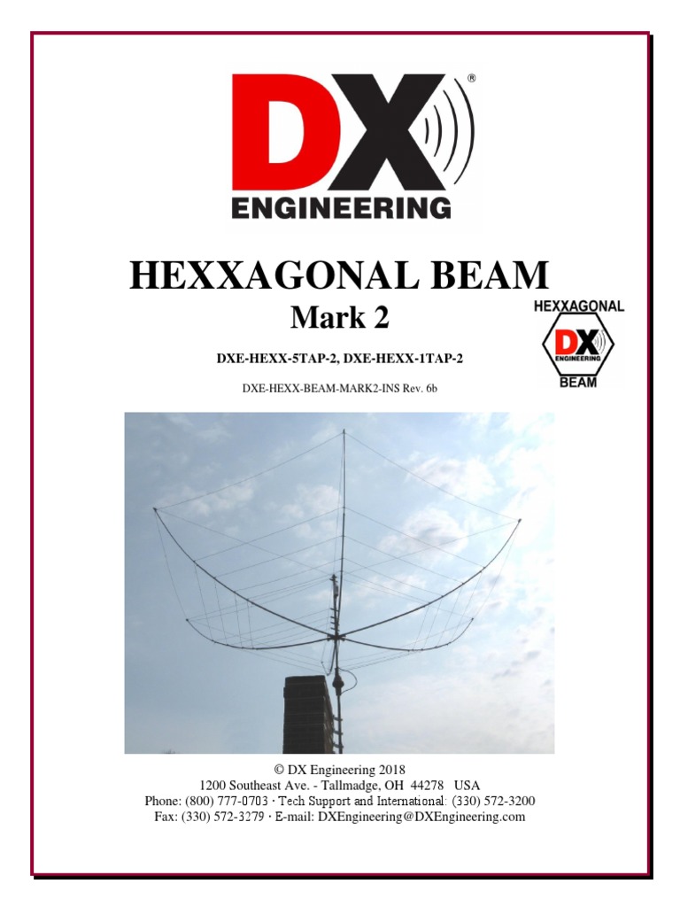 Dxe Hexxbeam Ins | PDF | Coaxial Cable | Pipe (Fluid Conveyance)