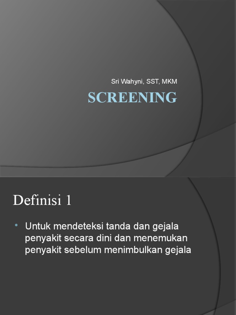 SCREENING | PDF