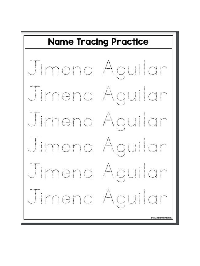 Trazado Nombres - W5 - k5B | PDF