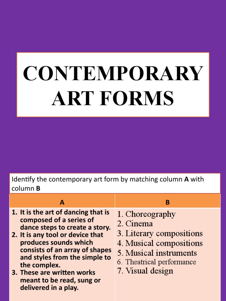 Contemporary Arts Study Guide | PDF | Musical Compositions | Dances