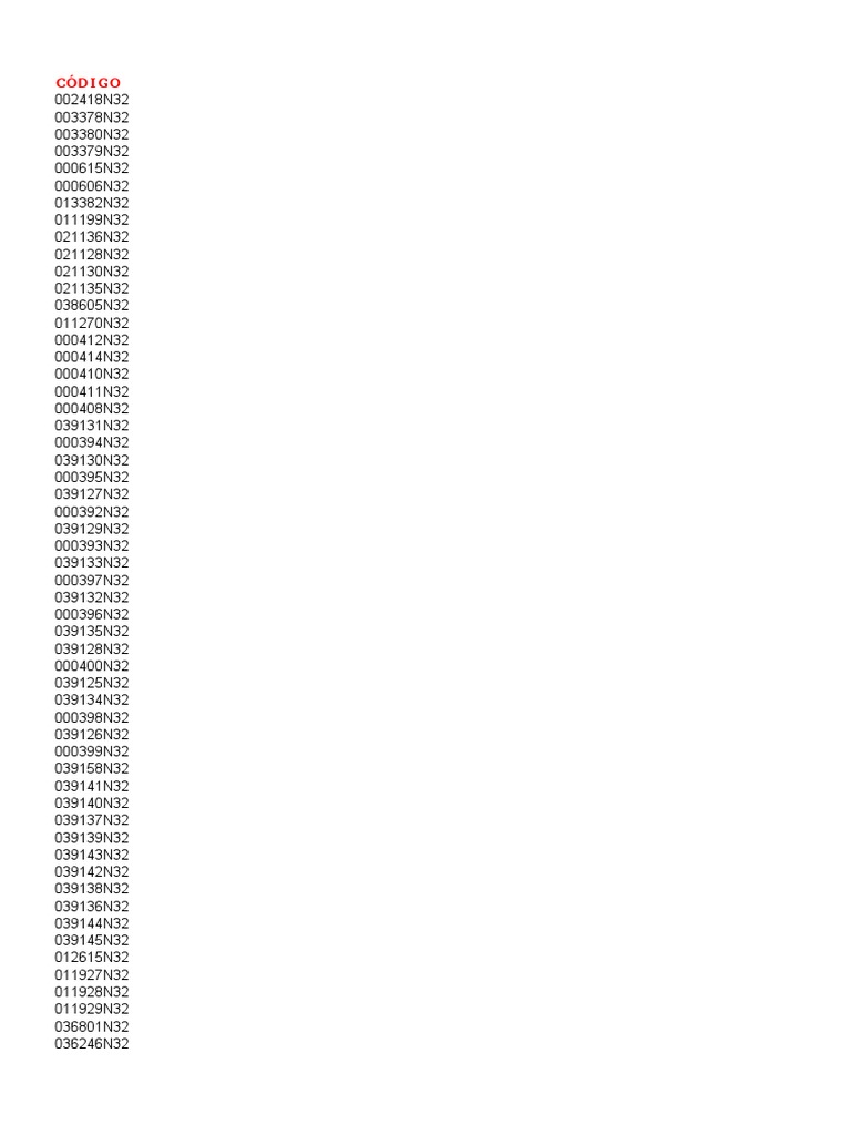 Planilha Insumo Sinapi Sc32 | PDF