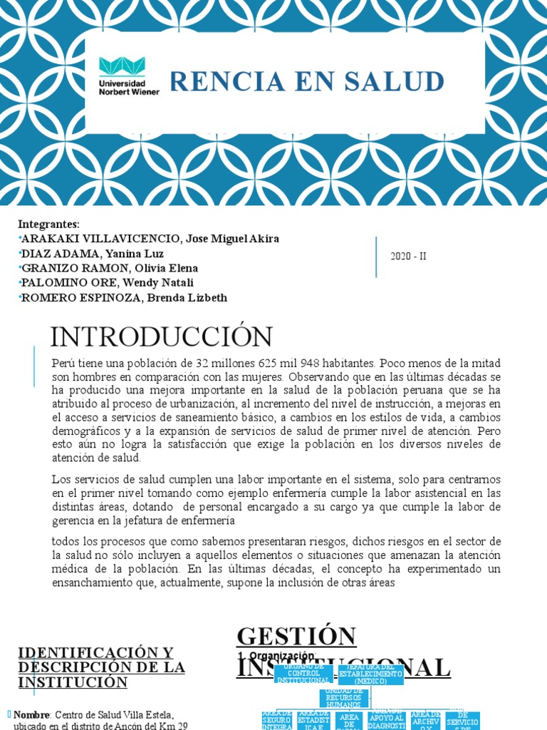 Gerencia en Salud: Análisis de IPRESS Perú | PDF | Riesgo | Vacunación