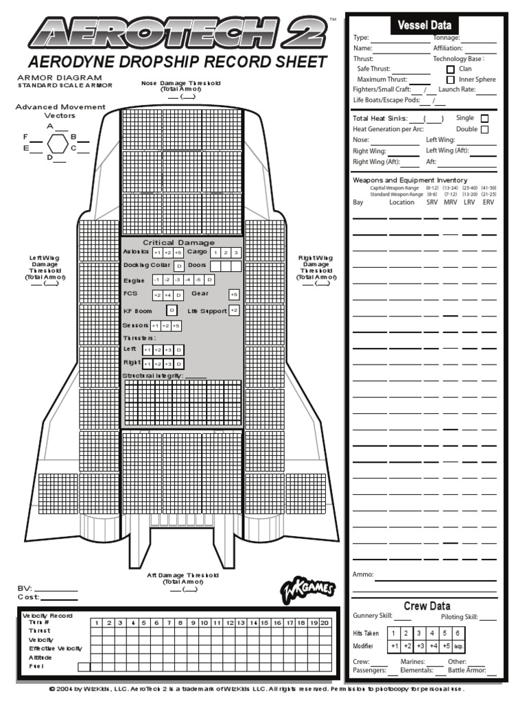 Dropship White Sheet | PDF | Aviation | Vehicles