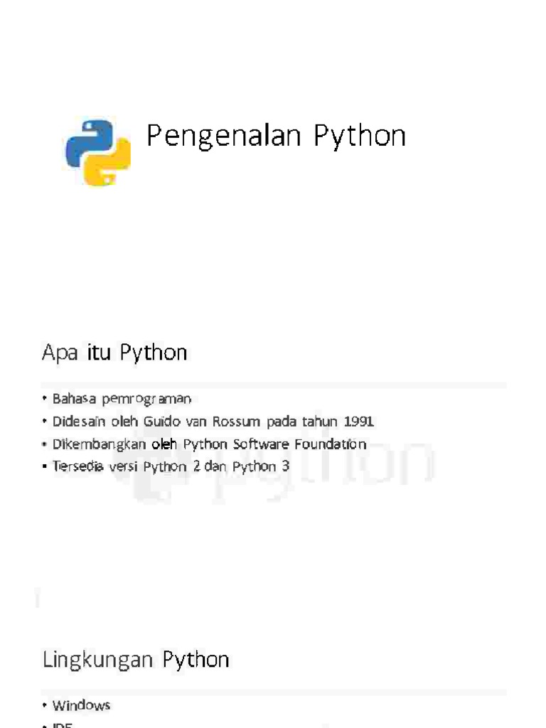 Sejarah Python | PDF