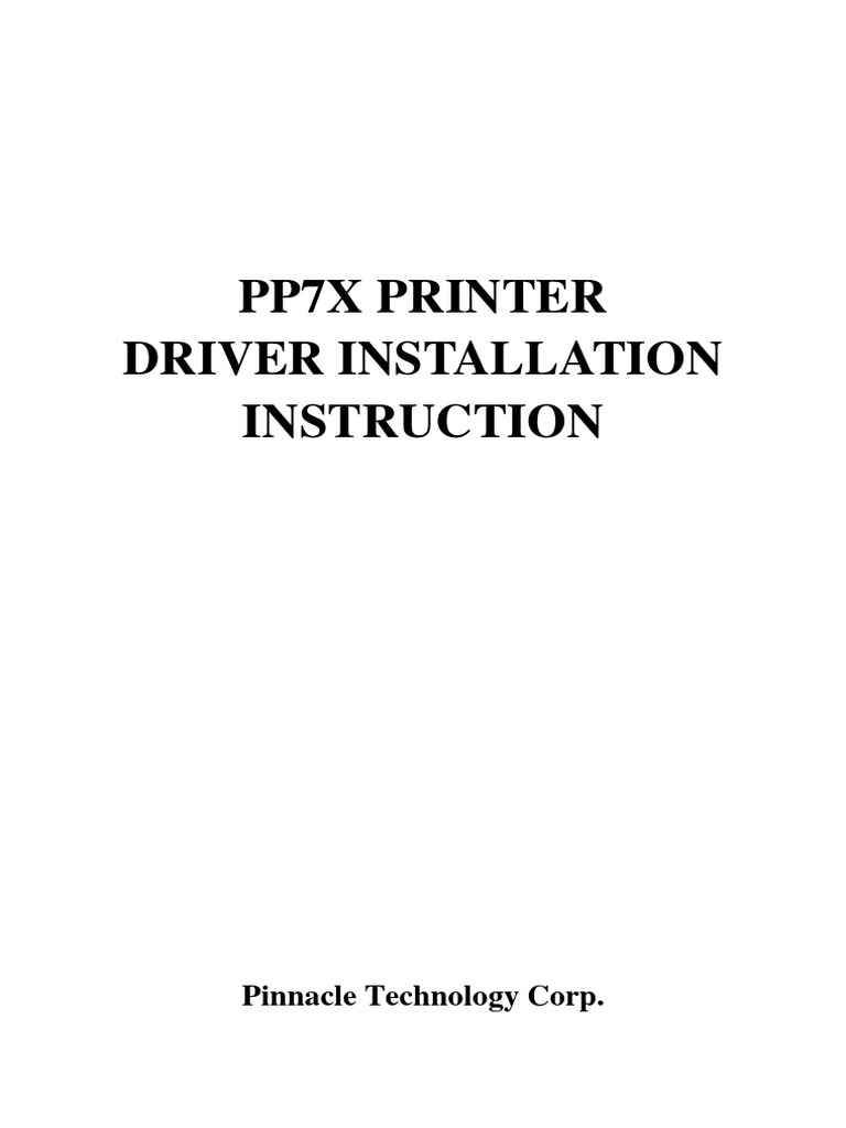 Aclas PP7 Driver Installation Instruction | PDF | Icon (Computing ...