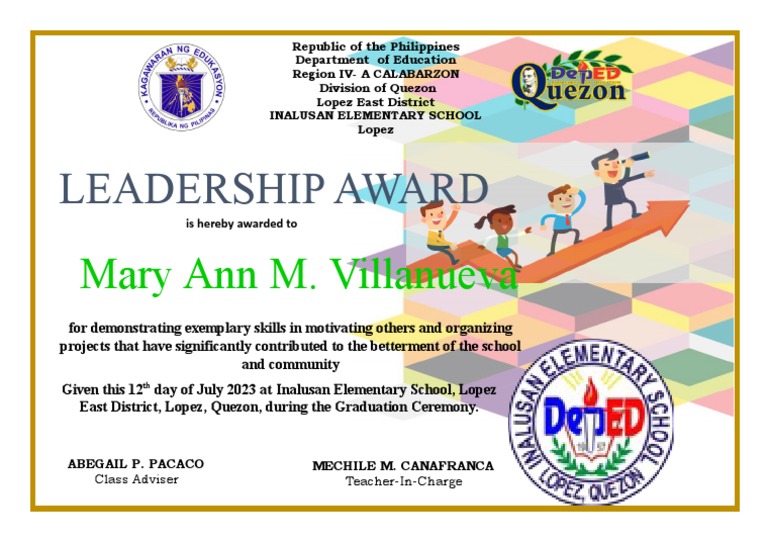 Leadership Award | PDF