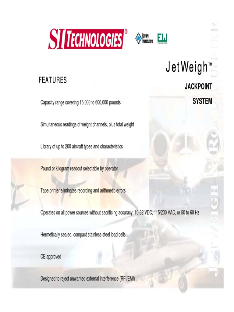 Jetweigh Brochure | PDF | Manufactured Goods | Computing