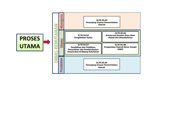 Probis Dinas Kehutanan - Peta Proses Utama | PDF