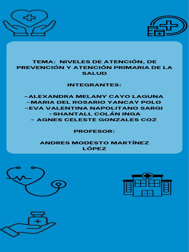 Niveles de Atención, de Prevención y Atención Primaria de La Salud | PDF | Hospital | Asistencia ...
