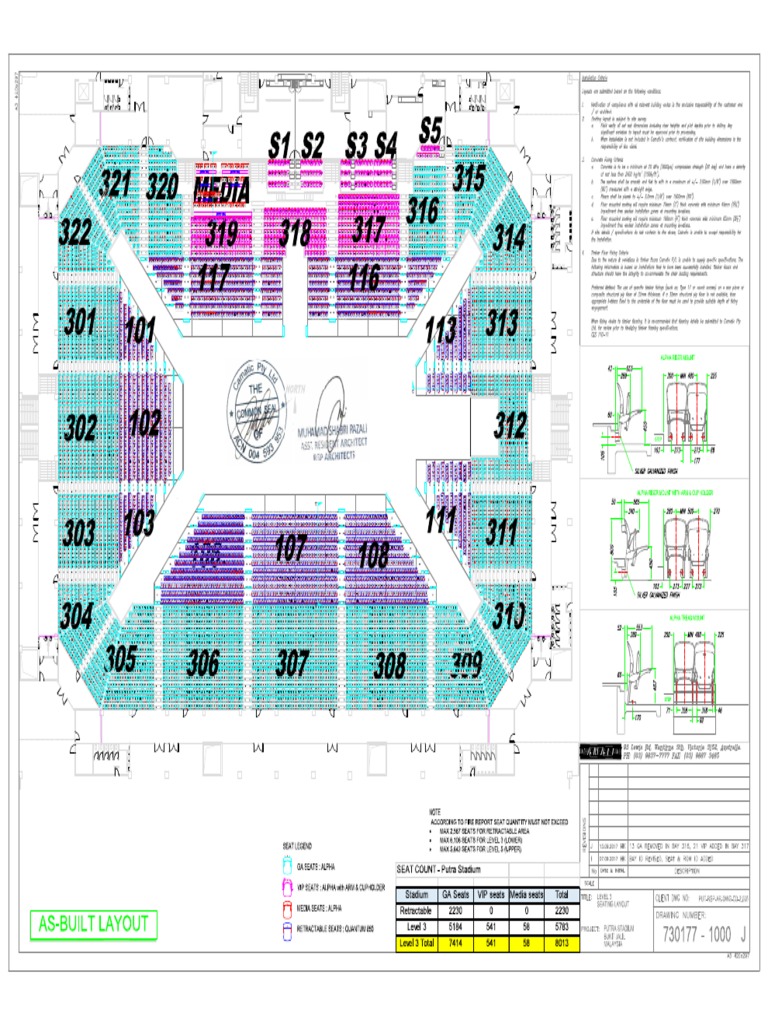 Axiata Arena Floor Plan | PDF