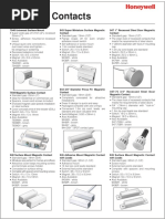 Sentrol 1078 1076 Series Magnetic Contacts Data Sheet | PDF | Switch ...