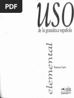 Uso de La Gramática Española. Nivel Elemental | PDF