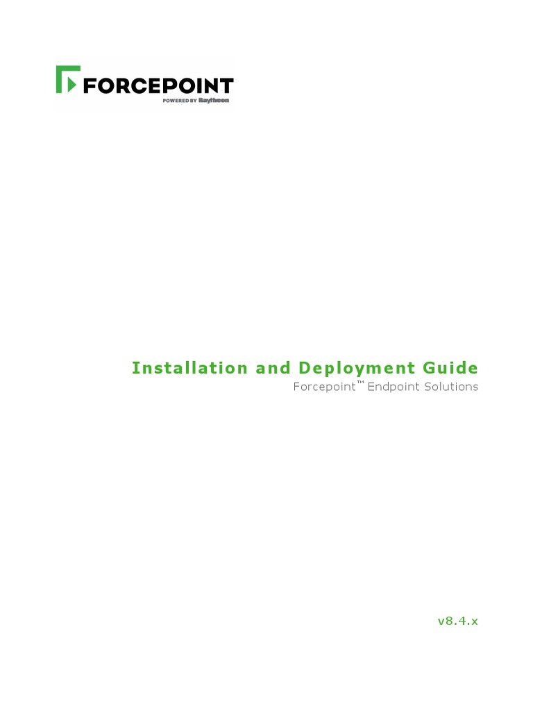 Endpoint Deploy Install Pdf Proxy Server World Wide Web